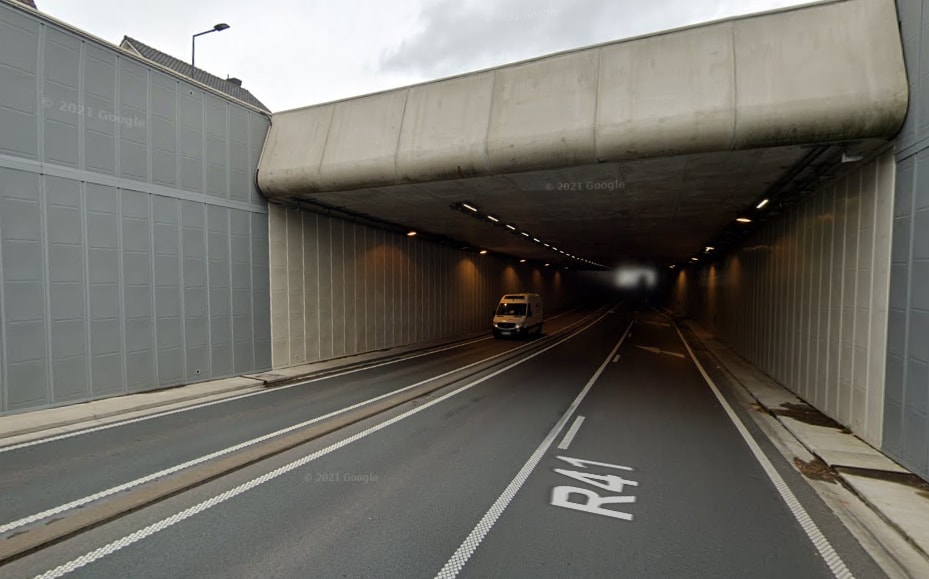 Tunnel onder Boudewijnlaan (R41) in Aalst nacht afgesloten voor ...