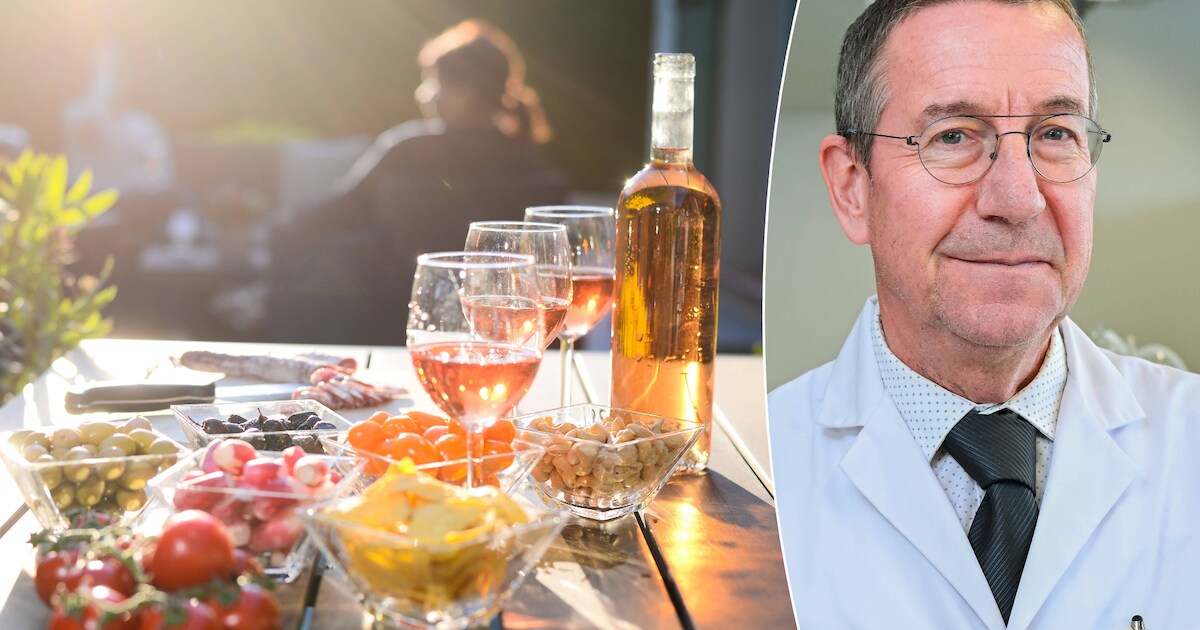 Kan je iets eten om een tipsy gevoel op een terras snel tegen te gaan ...