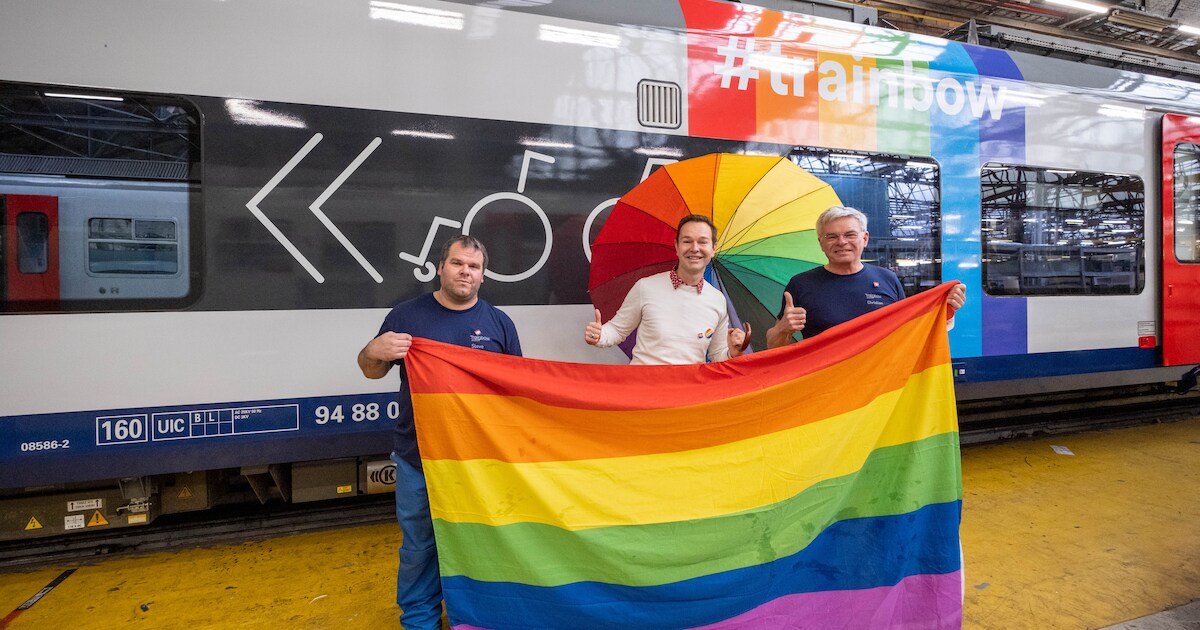 NMBS zet vanaf vandaag regenboogtrein in onder impuls van eigen ...