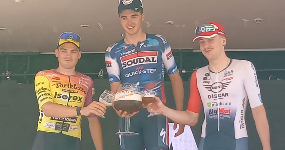 Senne Hulsmans veruit de snelste in Dwars door Wingene, thuisrijder ...