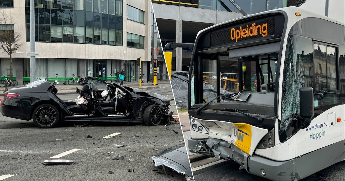 Binnensingel weer vrij na ongeval met lijnbus: 51-jarige bestuurder in ...