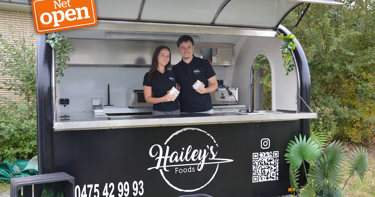 Felix (21) en Fanny (23) serveren artisanale croques met hun foodtruck ...