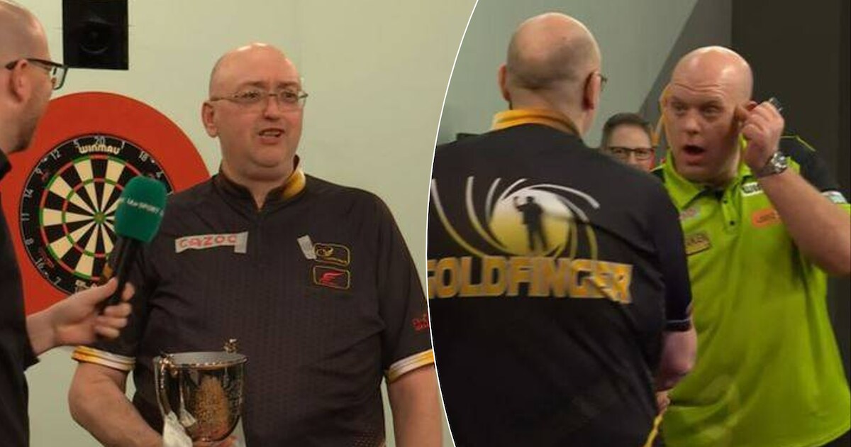 UK Open-winnaar Andrew Gilding (52), de gewezen slager die in sociaal ...