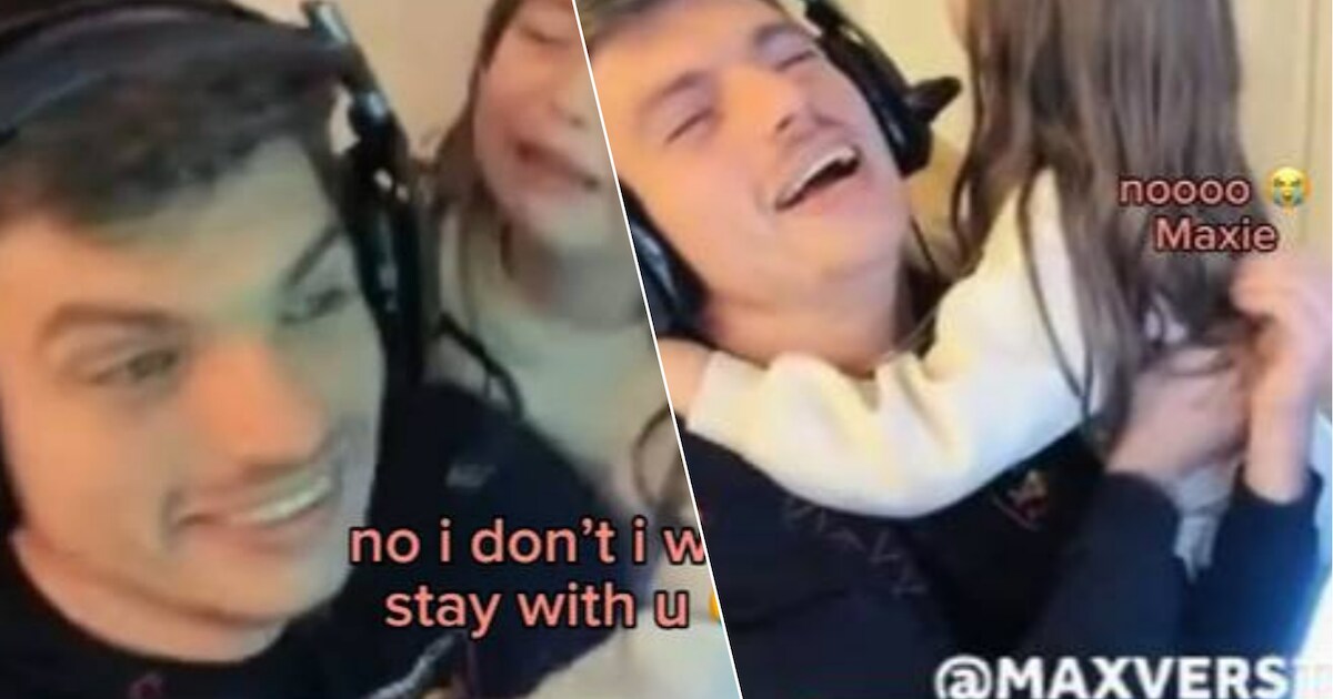 KIJK. Max Verstappen troost plusdochtertje Penelope (4) die huilend ...