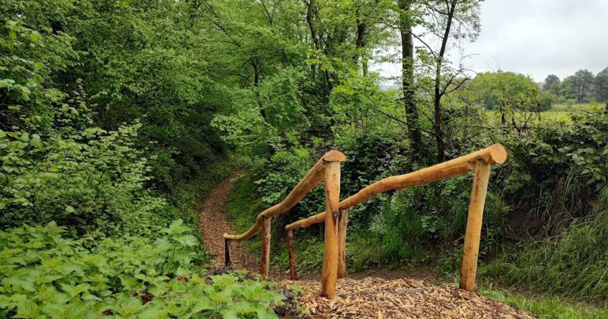 Steile helling van wandelweg 78 kreeg een trap | Tielt-Winge | HLN.be
