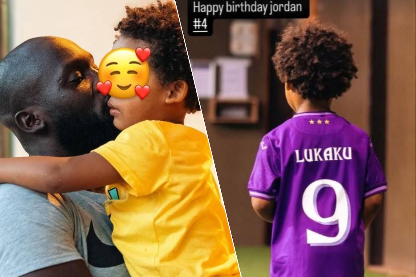 Romelu Lukaku zet jarig zoontje Jordan (4) in de bloemetjes, Dries ...