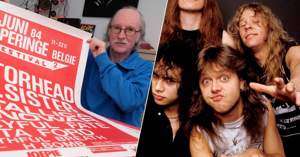 Ooit kreeg Metallica maar niet genoeg van Poperingse podia: “Dankzij ...