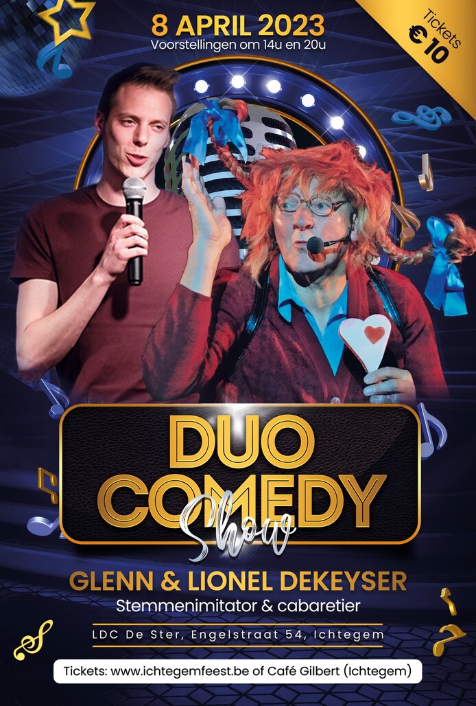 Duo Comedyshow met Glenn en Lionel Dekeyser | Ichtegem | hln.be