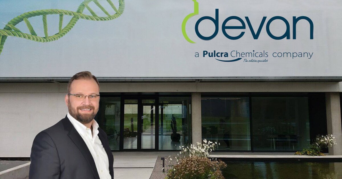 Thomas Bremer is de nieuwe directeur van Devan Chemicals dat zijn 45 ...