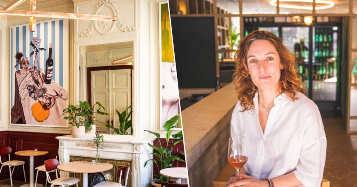 Een glaasje rood in een verborgen parel of rosé in de schaduw van het ...