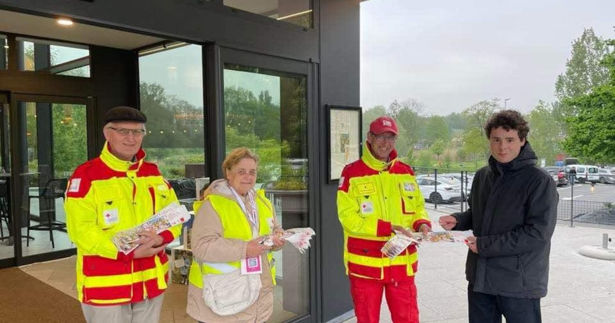 Rode Kruis Erpe-Mere goed van start met pleisteractie | Erpe-Mere | HLN.be