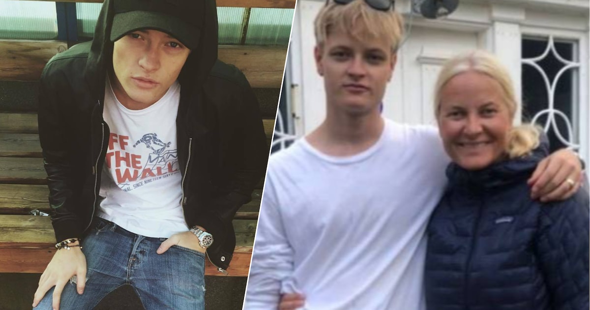 Hij is zoon van kroonprinses Mette-Marit, maar blijft ver weg van ...