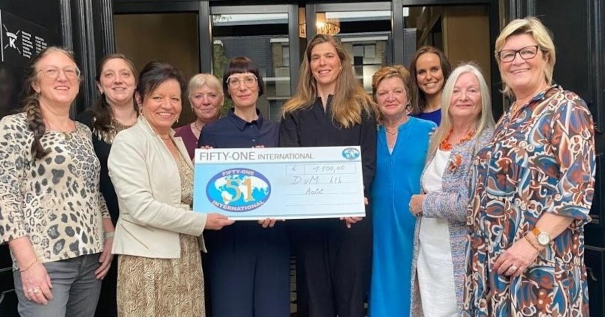 Fifty One Club Fiola schenkt mooie cheque aan goed doel: “Voor project ...