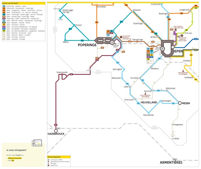 Nieuwe buslijn verbindt Heuvelland en Mesen met Poperinge en Ieper ...