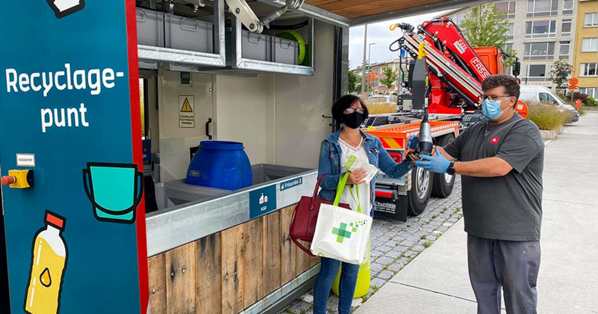 Ook in augustus reist recyclagepunt door de stad Antwerpen: 1 augustus ...