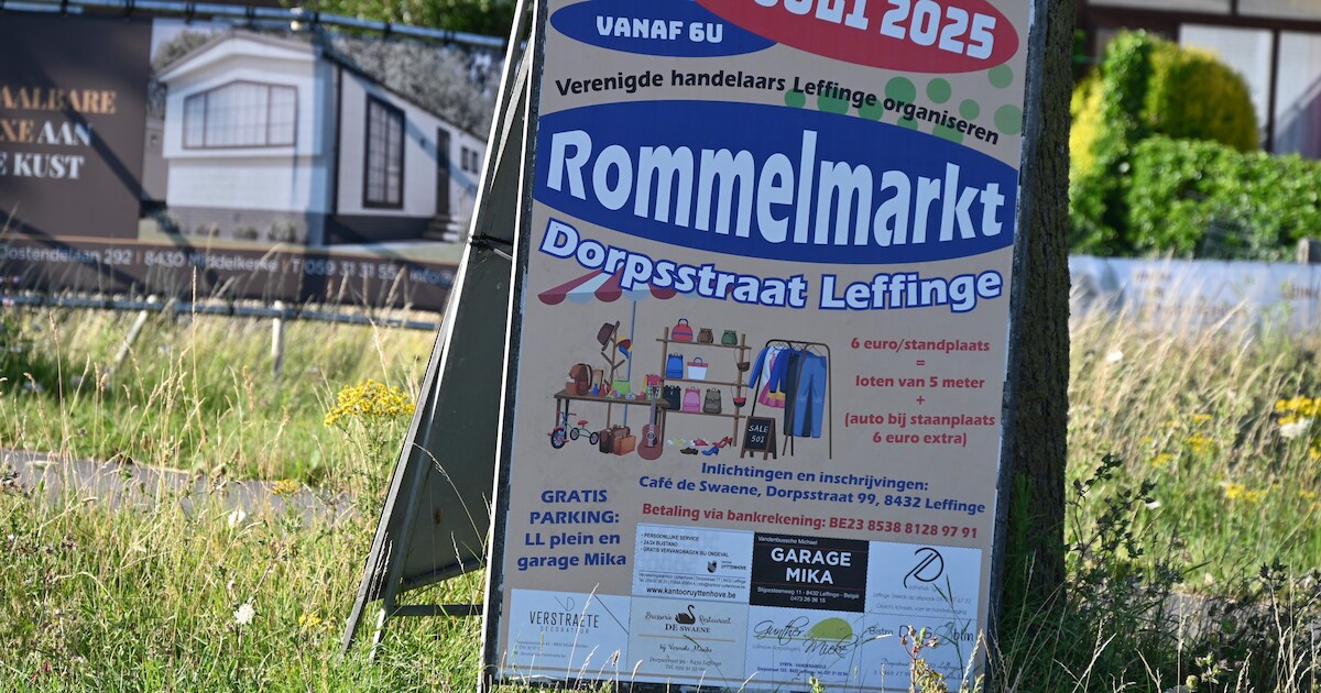 Rommelmarkt in Leffinge | Regio | HLN.be