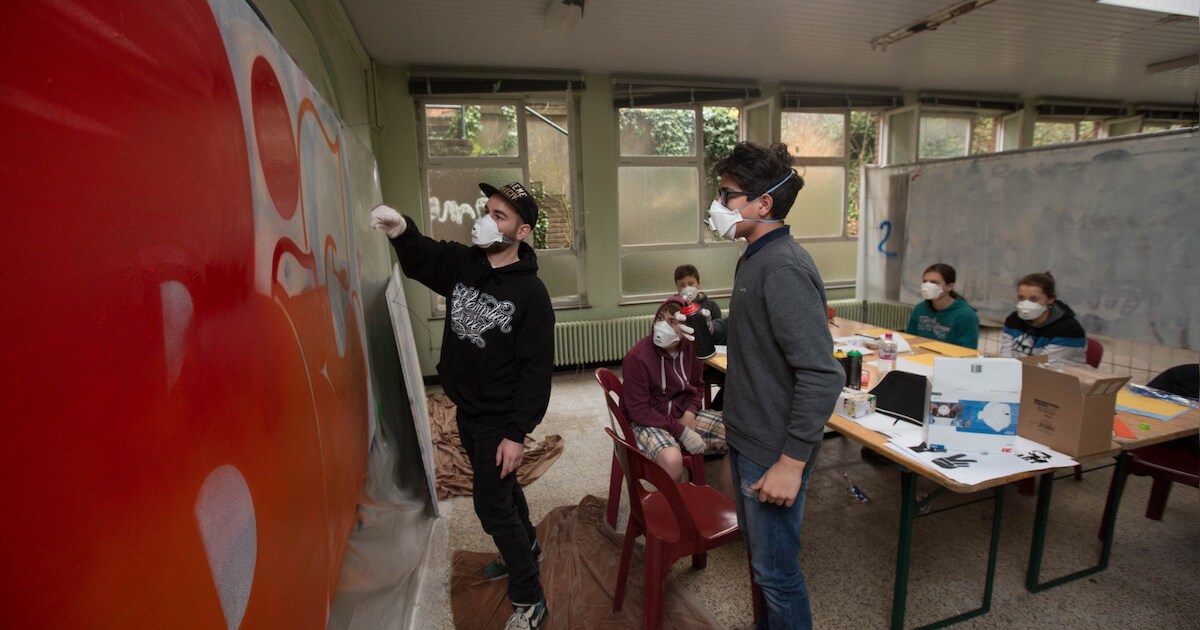 Jongeren proeven van straatcultuur | Genk | HLN.be