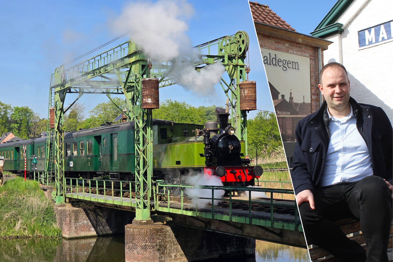 Spoorwegbrug tussen Eeklo en Maldegem wordt gerestaureerd: “Koning ...