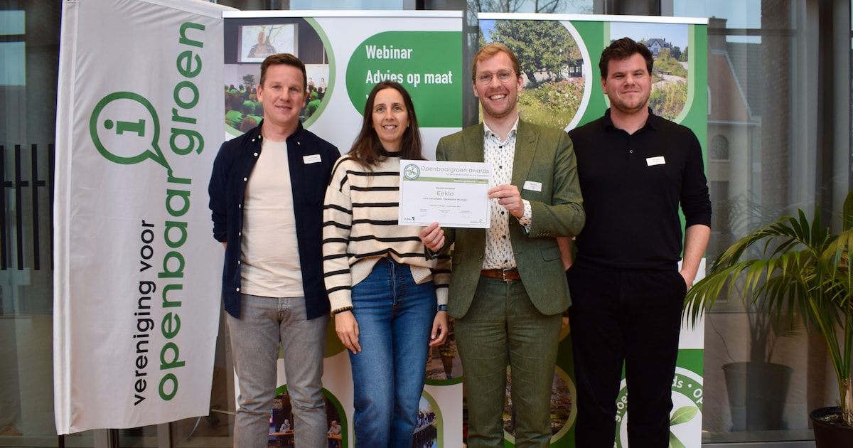 Stad Eeklo haalt drie prijzen binnen voor openbaar groen in project ...