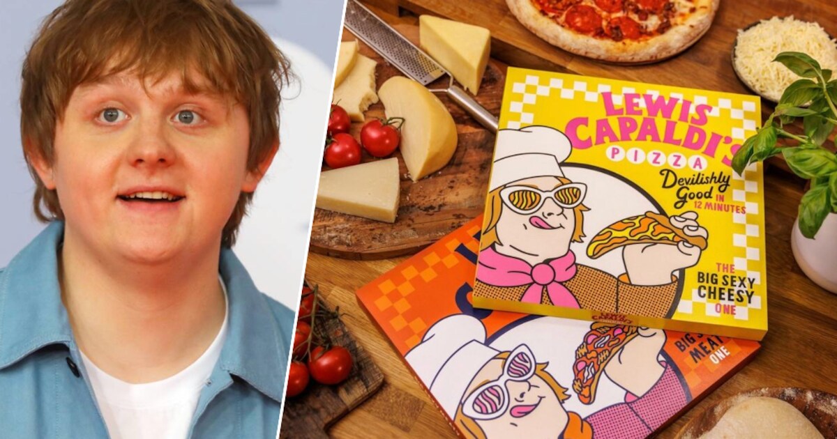 Lewis Capaldi komt met eigen diepvriespizza: “Dit is mijn ware roeping ...