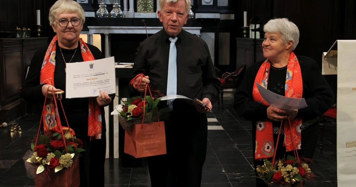 Sint-Ceciliakoor viert drie gouden jubilarissen | Sint-Lievens-Houtem ...