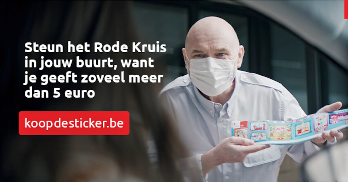 Rode Kruis Maarkedal verkoopt stickers om werking te kunnen uitbreiden ...