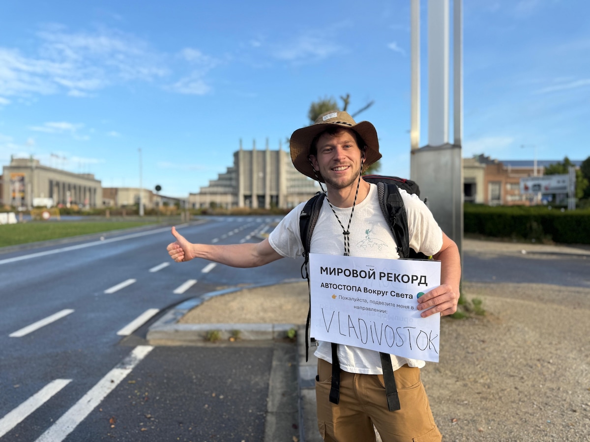 Cor (26) wil in 20 dagen de wereld rond liften om wereldrecord te ...