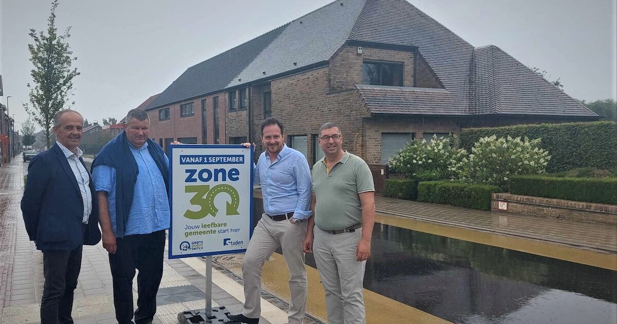 Staden kiest vanaf 1 september voor meer zone 30 in dorpskernen: “Meer ...