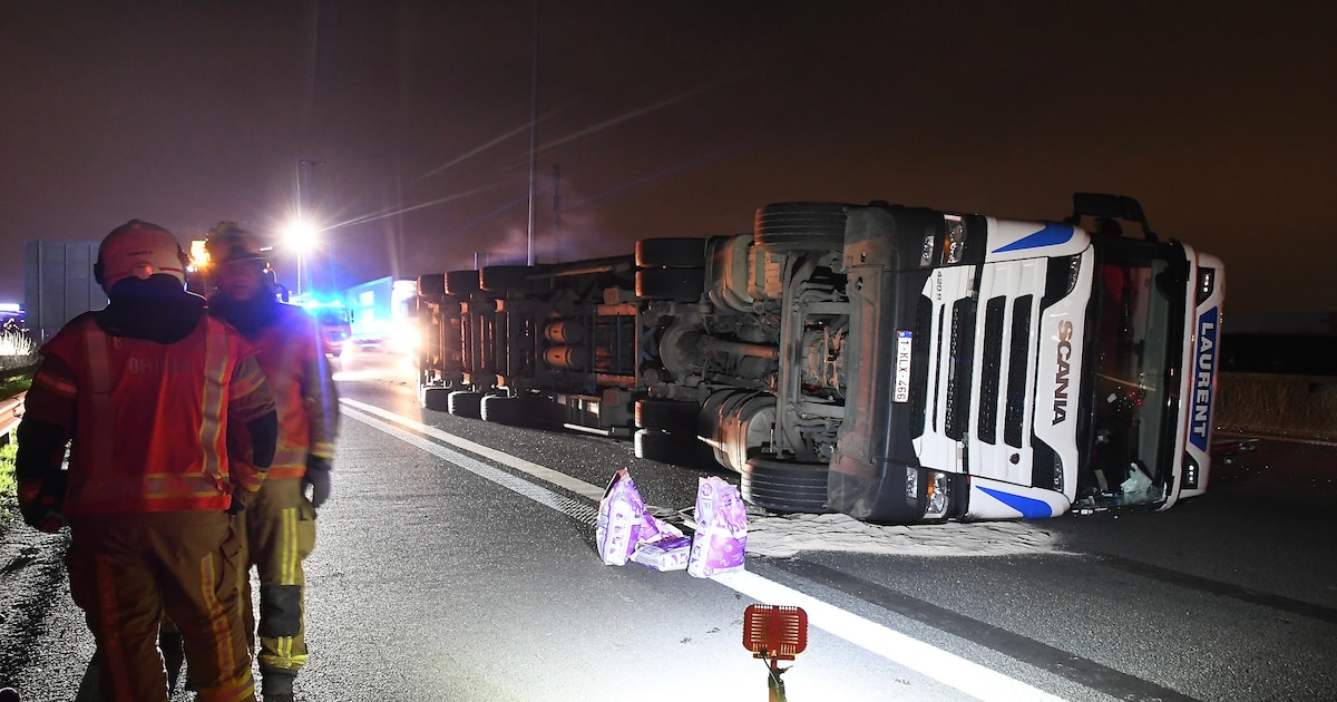 Transport met levende kippen kantelt op E17 in Deerlijk: ruim zes uur ...