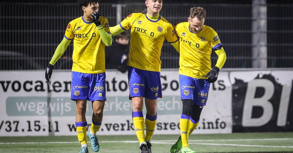 Maxim Versteeven (Wellen) na de 5-2-zege tegen Witgoor Dessel ...