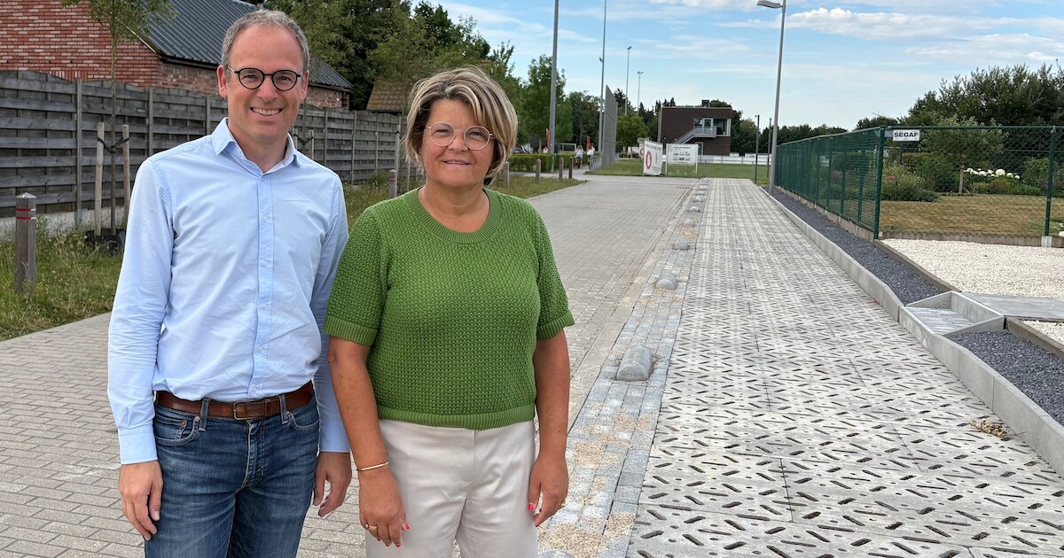 Domein De Waalmeers heeft fietsveilige inrit | Regio | HLN.be