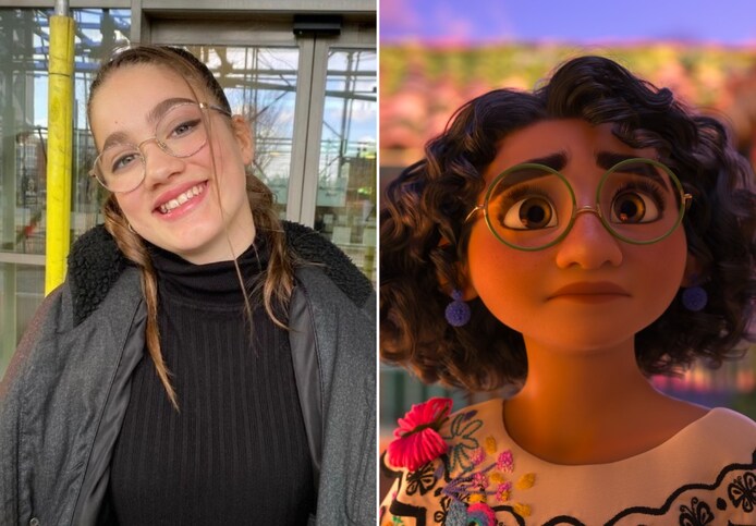 Meisje dat ijverde voor Disney-prinsessen met een bril mag naar de ...