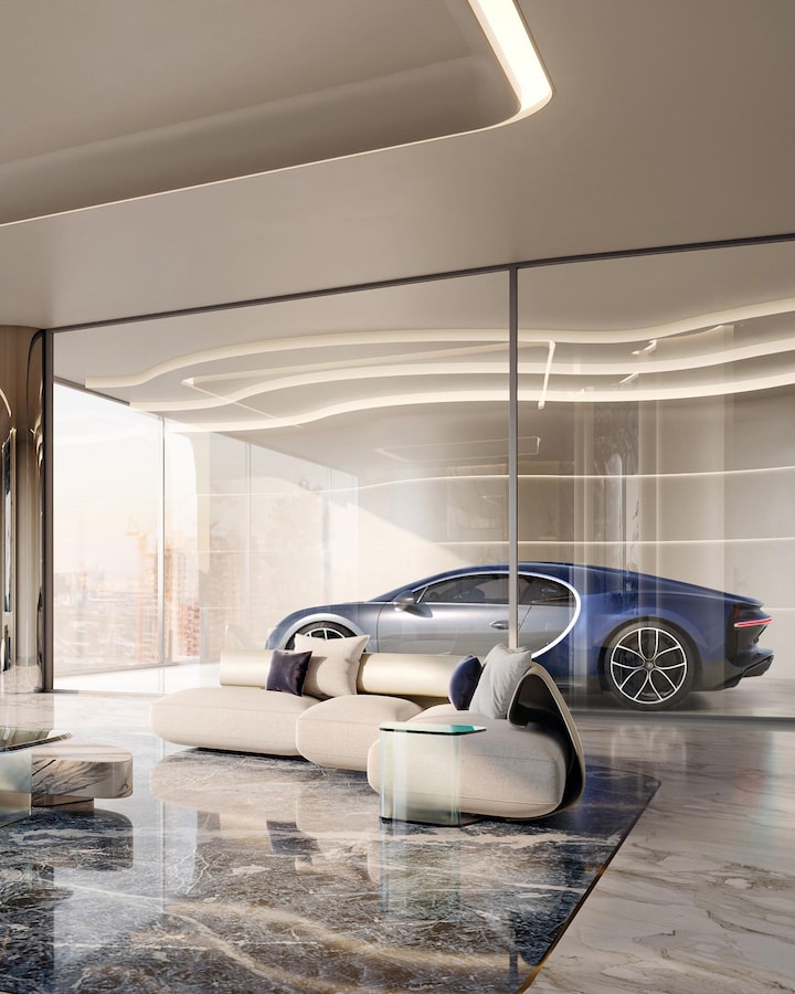 Neymar kocht al een penthouse: blitse Bugatti-toren verrijst in Dubai ...