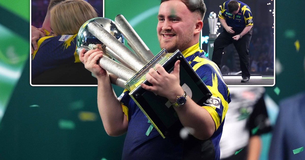 Niets aan te doen: Luke Littler klopt Gian van Veen met 7-1 en kroont ...