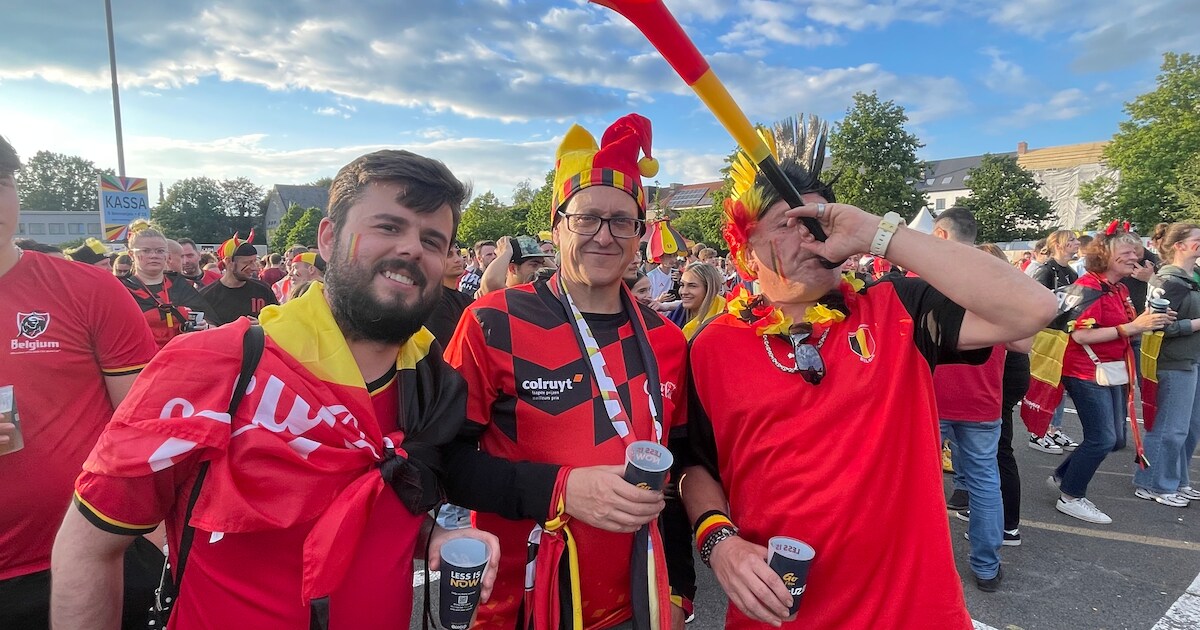 Duizenden Aalsterse Rode Duivels-fans zien hun ploeg op voorsprong ...