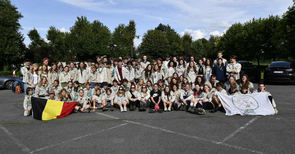 Meense scouts vertrokken op ‘Jamboree’ in Denemarken | Menen | HLN.be