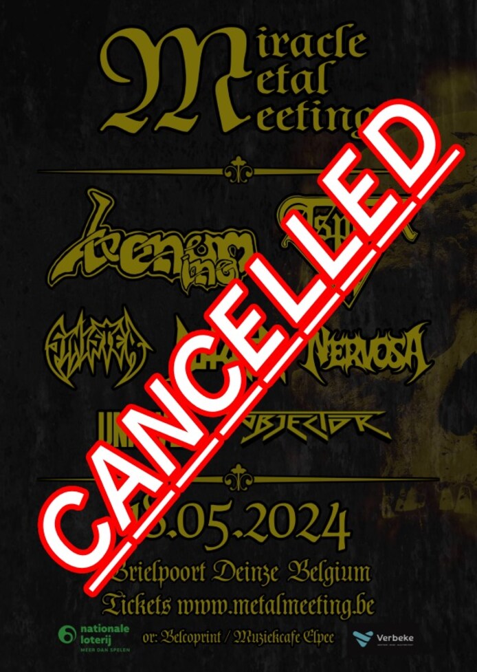 Metalfestival ‘Miracle Metal Meeting’ in Deinze afgelast: “Liever een ...
