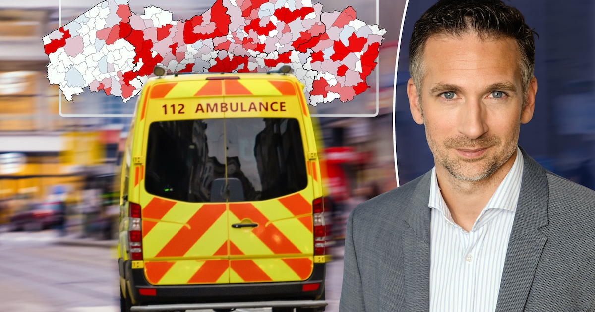 Zo lang duurt het in Sint-Genesius-Rode voor de ambulance ter plaatse ...
