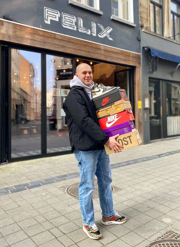 Matisse Monteyne kondigt nieuwe sneakershop aan: ”Het zal een winkel ...