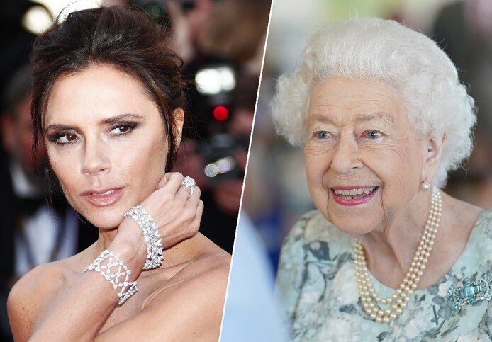 Queen Elizabeth was inspiratiebron van Victoria Beckham: “Ze was het ...
