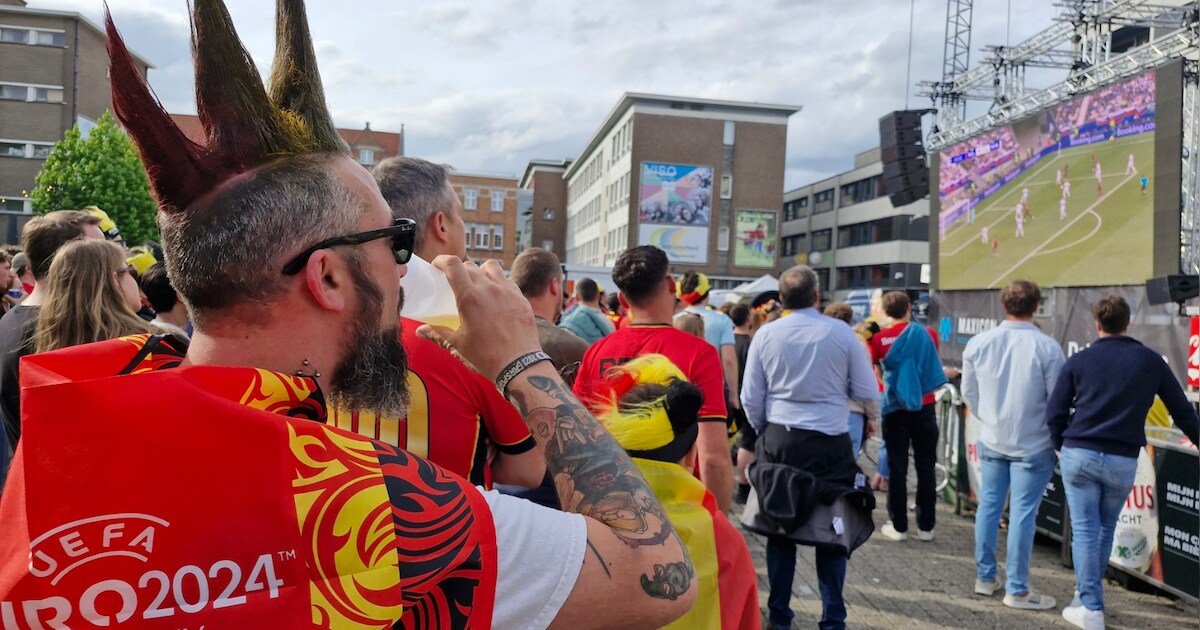 Veel volk voor eerste EK-match van de Duivels in Roeselare | Roeselare ...