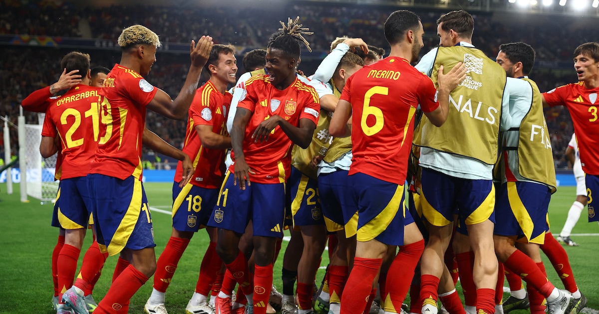 5-4! Spanje klopt Frankrijk na onwaarschijnlijk voetbalspektakel en ...