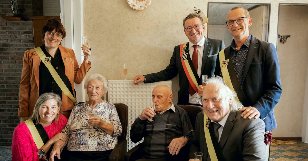 Jan (98) en Thérèse (95) vieren ‘albasten huwelijk’: “Als je gewoon ...