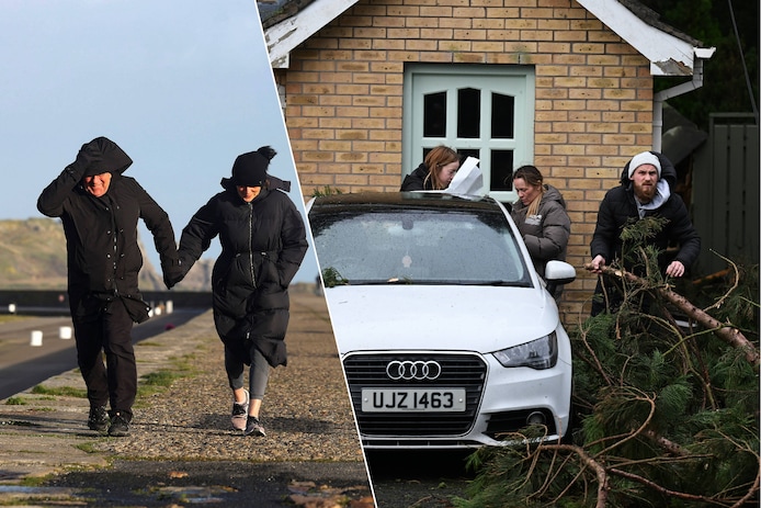 Twee doden en twee records in Ierland door storm Éowyn, het ergste ...