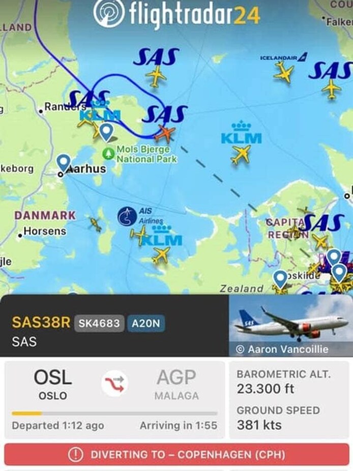 Vliegtuig van Oslo naar Malaga maakt rechtsomkeer door muis aan boord ...