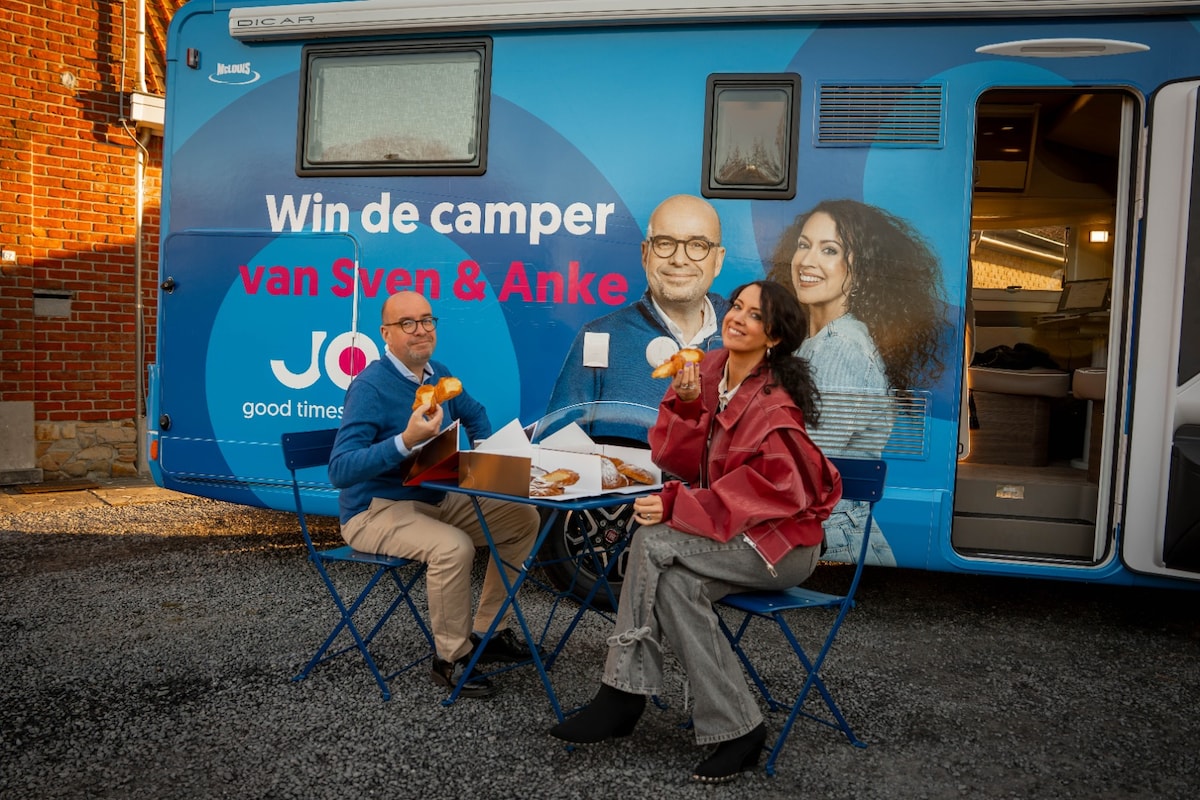 Sven Ornelis en Anke Buckinx wonen al bijna twee weken samen in een ...