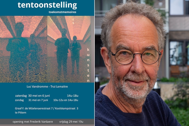 Luc Vandromme (65) pakt uit met jubileumexpo in Pittem: kunst van hem ...