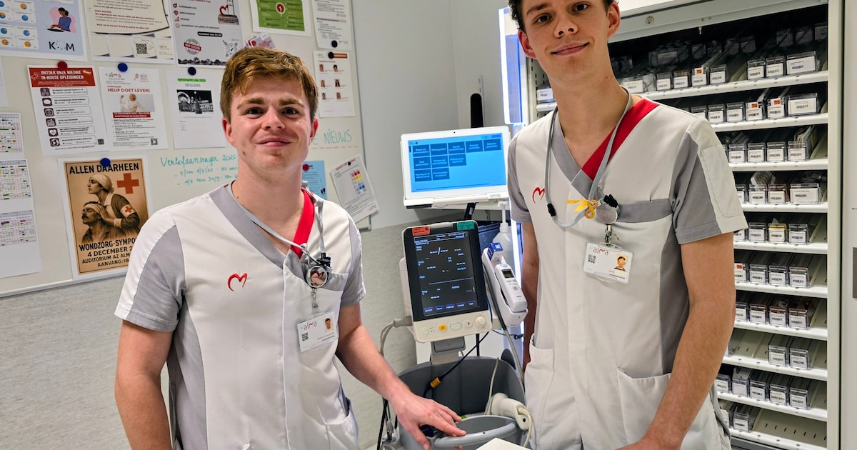 De twee ‘strafste verpleegkundigen’ van het land, Arno (25) en Keany ...