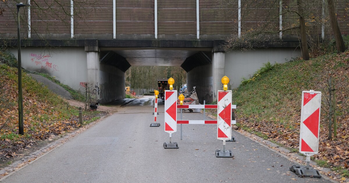 De Werkvennootschap start met aanleg F203 onder brug in Everslaan: hier ...
