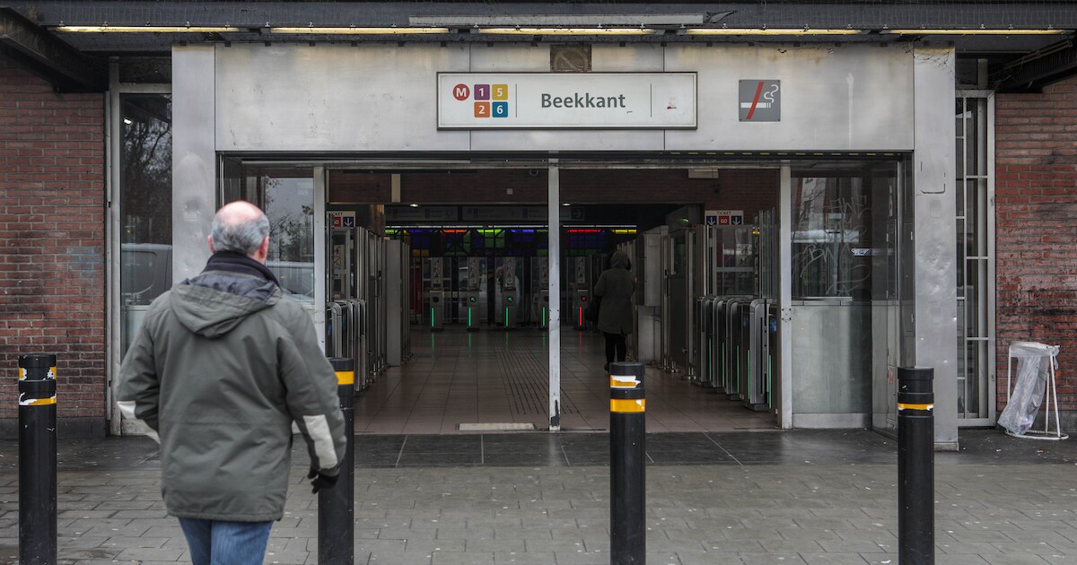 Metrostation Beekkant even ontruimd na brand | Brussel | HLN.be